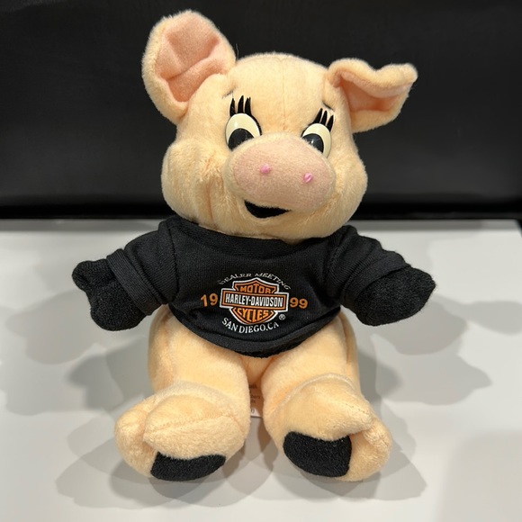 Harley-Davidson | Toys | Harleydavidson Vintage Plush Pig 999 Dealer ...